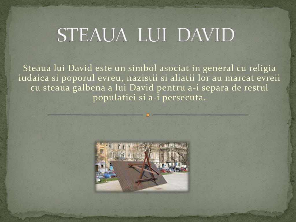 PPT - ZIUA HOLOCAUSTULUI îN ROMÂNIA PowerPoint Presentation, free ...