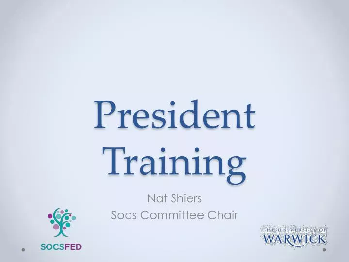 PPT - President Training PowerPoint Presentation, free download - ID ...