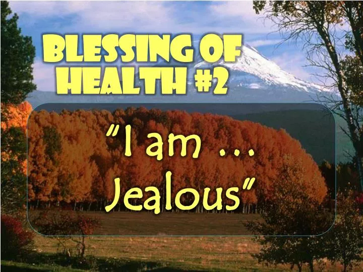 PPT - “I am … Jealous” PowerPoint Presentation, free download - ID:2355538