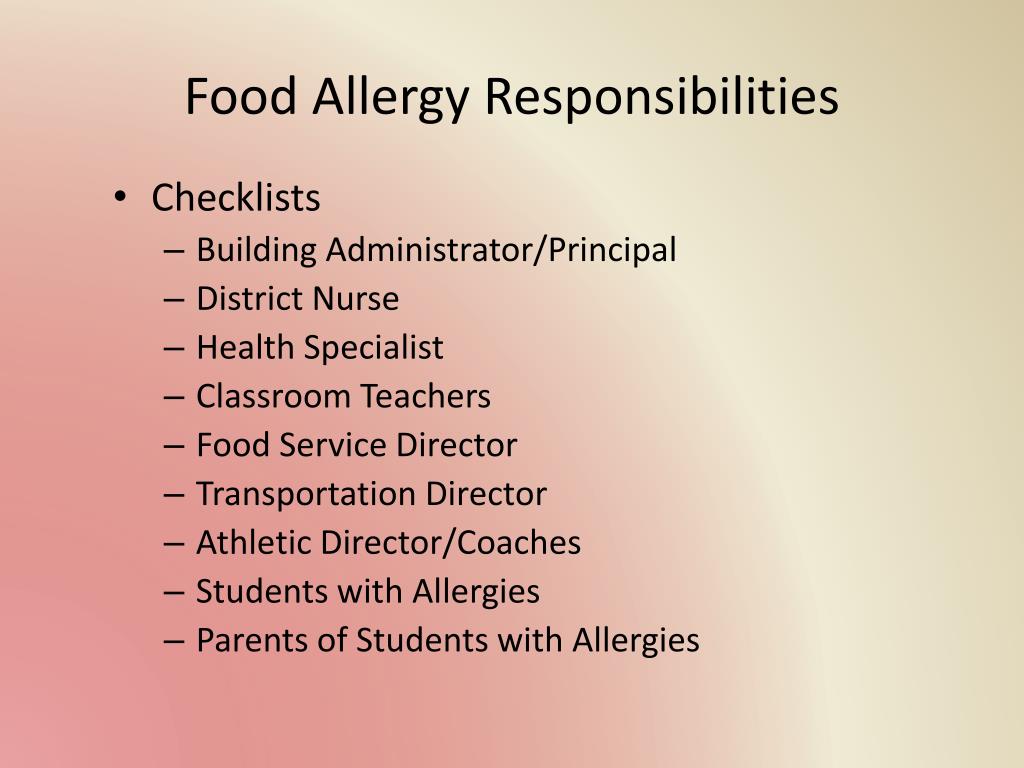 PPT - Indian Hill Exempted Village School District Food Allergy Policy ...