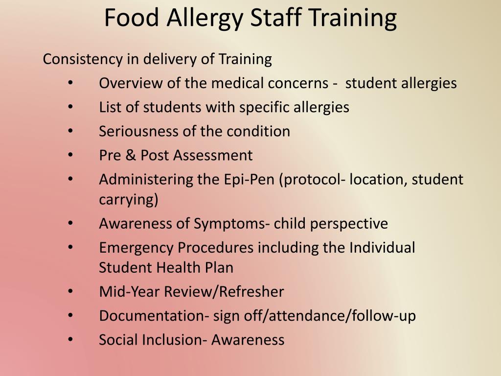 PPT - Indian Hill Exempted Village School District Food Allergy Policy ...