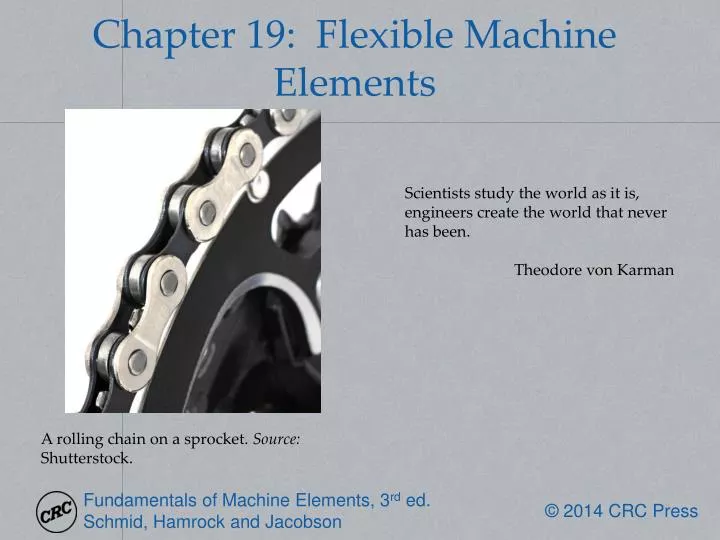 PPT - Chapter 19: Flexible Machine Elements PowerPoint Presentation ...