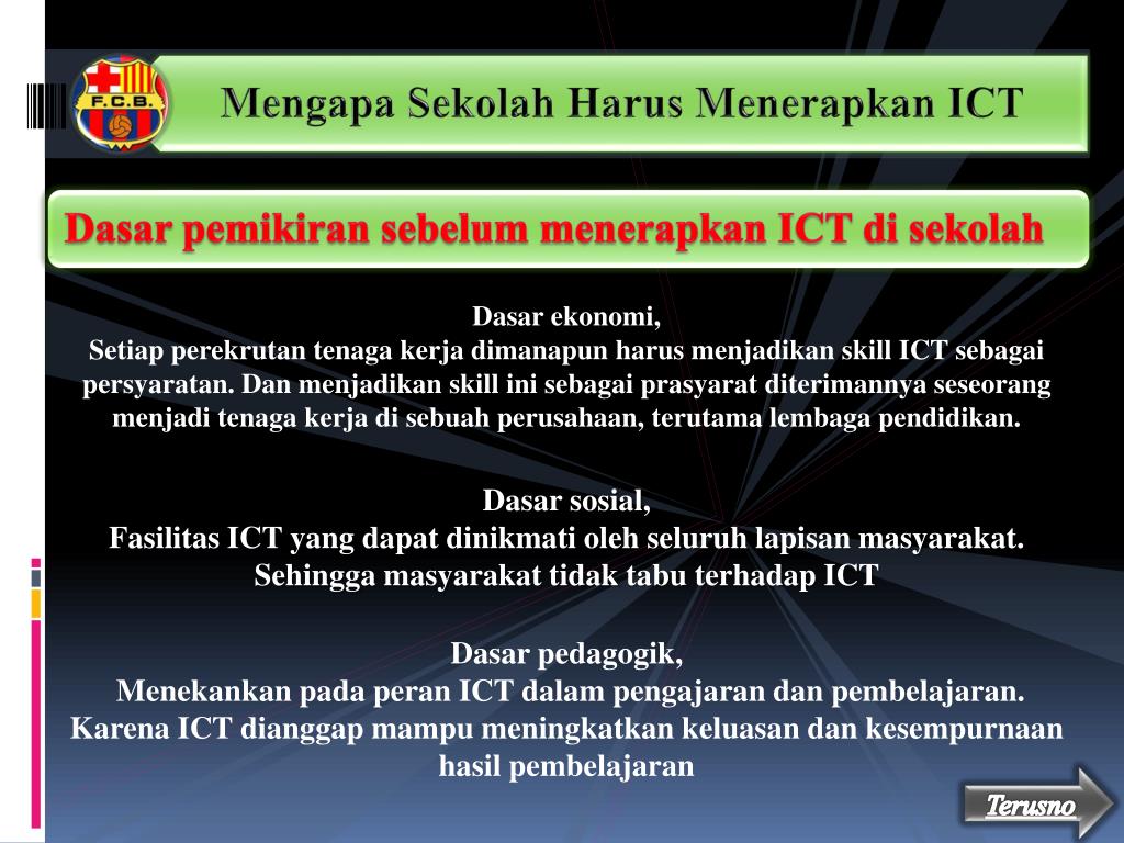 PPT - Teknologi Pendidikan Islam TEMA KEBIJAKAN TERHADAP PRIORITAS ICT ...