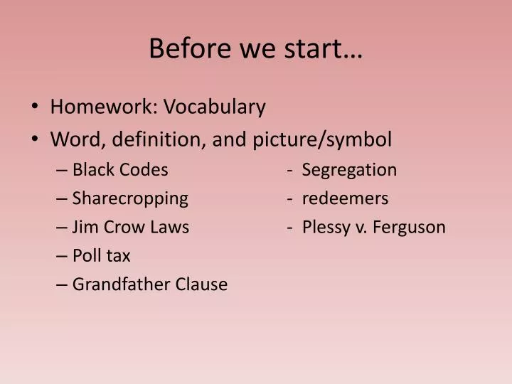 PPT - Before we start… PowerPoint Presentation, free download - ID:2356198