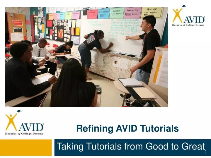 PPT - Refining AVID Tutorials PowerPoint Presentation, free download ...