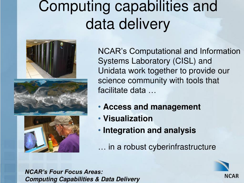 PPT - NCAR Celebrates Unidata’s 25 th Anniversary Eric Barron NCAR ...