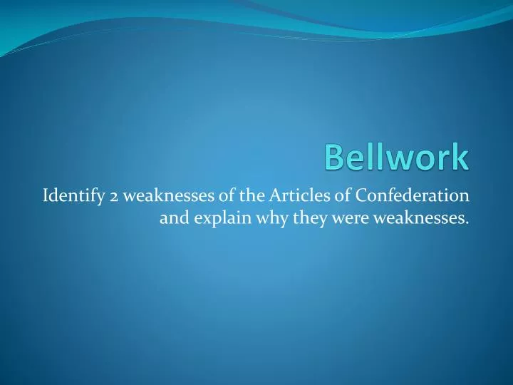 PPT - Bellwork PowerPoint Presentation, free download - ID:2356355