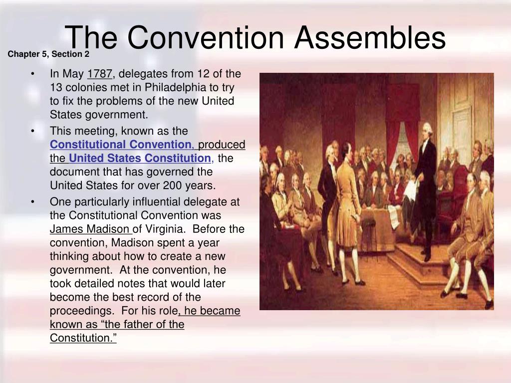 PPT - Chapter 5 The Constitution of the United States 1776-1800 ...