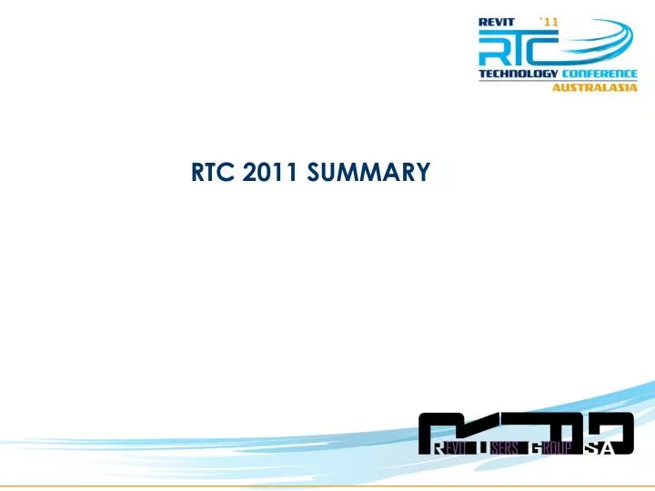 PPT - RTC 2011 SUMMARY PowerPoint Presentation, free download - ID:2357487