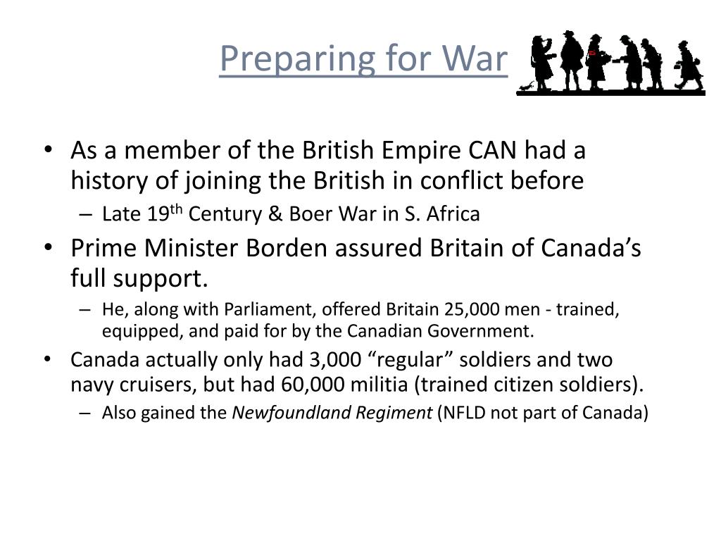 PPT - Canada and World War I …away we went PowerPoint Presentation ...