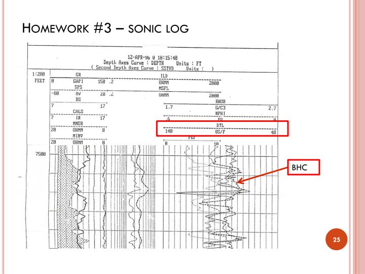 PPT - Basic well Logging Analysis – Sonic Log PowerPoint Presentation ...