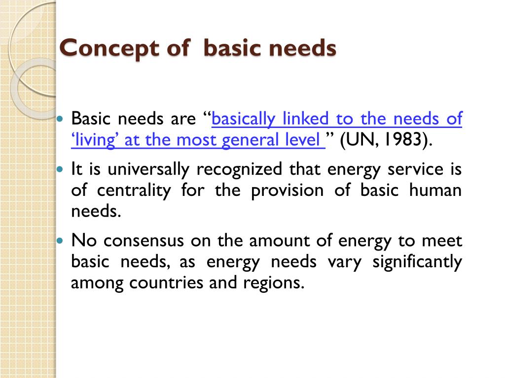 PPT - Basic Electricity Need of Households: Empirical Evidence from ...
