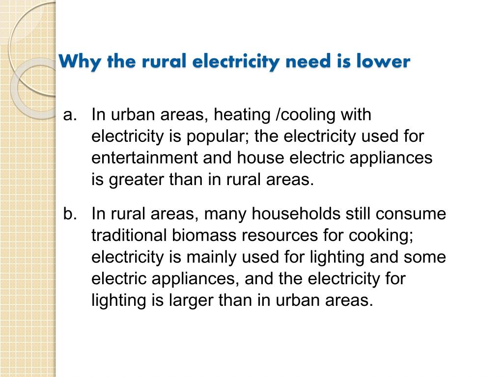PPT - Basic Electricity Need of Households: Empirical Evidence from ...