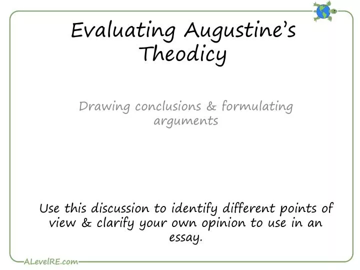 PPT - Evaluating Augustine’s Theodicy PowerPoint Presentation, free ...