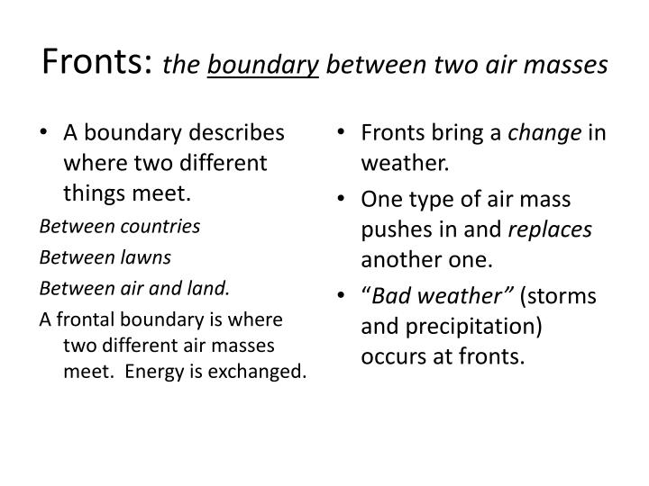 PPT - Air masses and fronts PowerPoint Presentation - ID:2357902