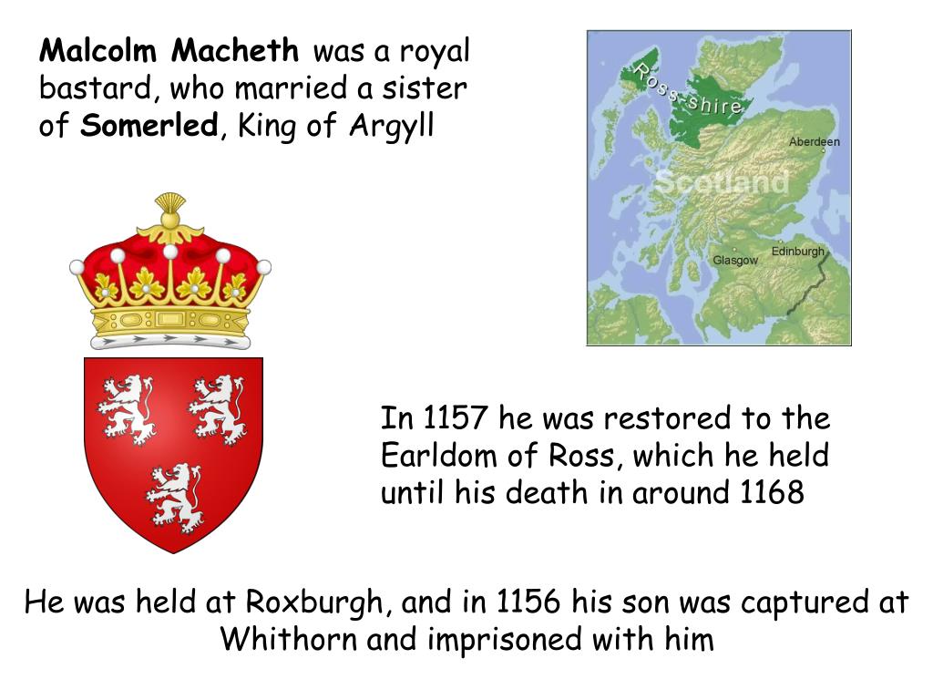PPT - Óengus (Angus) Earl of Moray Malcolm Macheth Earl of Ross Wimund ...