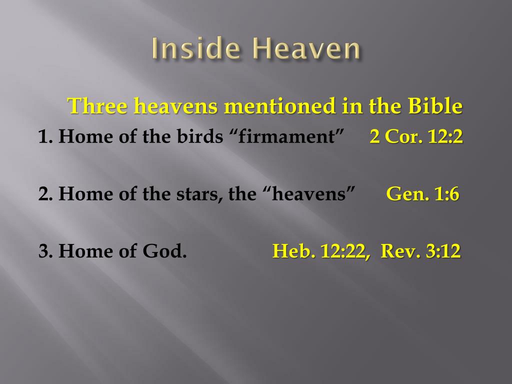 PPT - Heaven Wednesday Night Bible Study Palm Beach Lakes church of ...