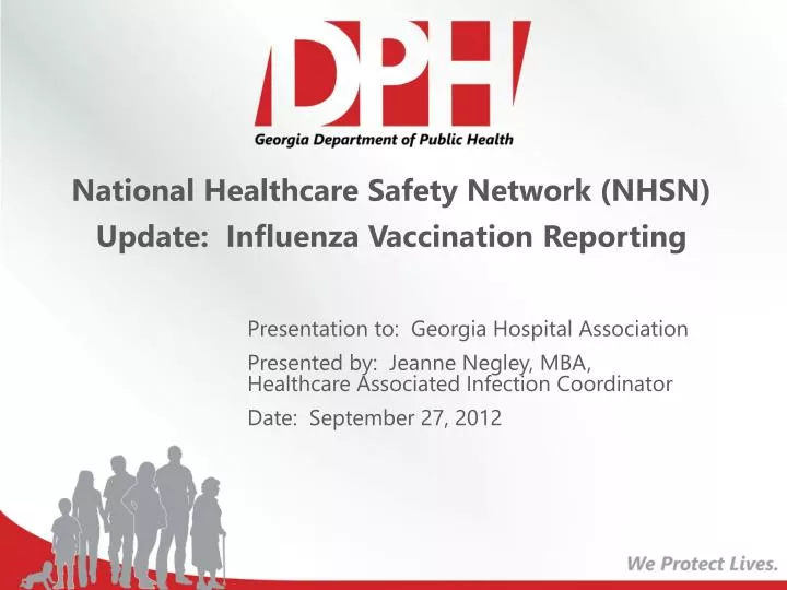 PPT - National Healthcare Safety Network (NHSN) Update: Influenza ...