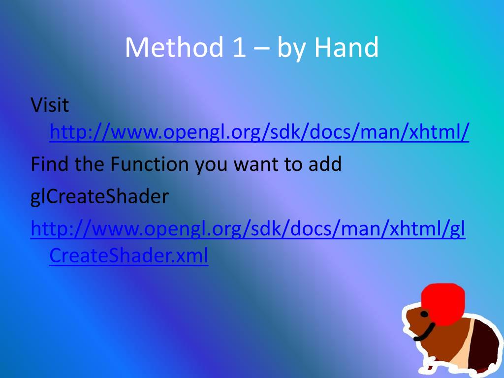 Ppt Implementing Opengl Extensions In Windows For Glsl Shaders Powerpoint Presentation Id