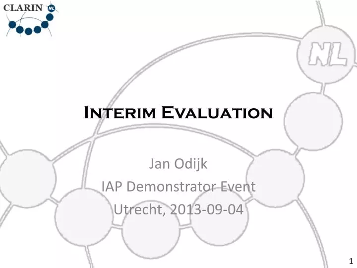 PPT - Interim Evaluation PowerPoint Presentation, free download - ID ...