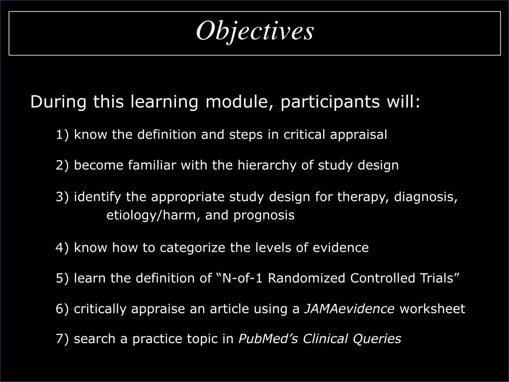 PPT - Critical Appraisal of the Biomedical Literature PowerPoint ... PPT - Critical Appraisal of the Biomedical Literature PowerPoint ...
