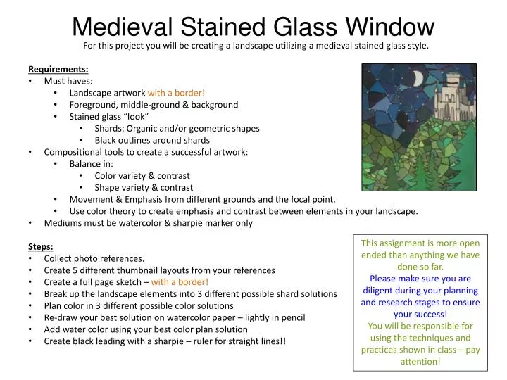 PPT - Medieval Stained Glass Window PowerPoint Presentation, free ...