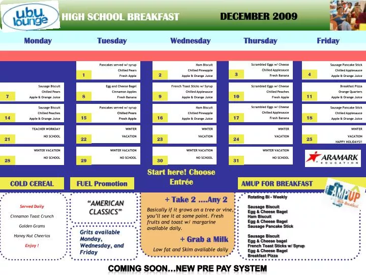 PPT - HIGH SCHOOL BREAKFAST PowerPoint Presentation, free download - ID ...