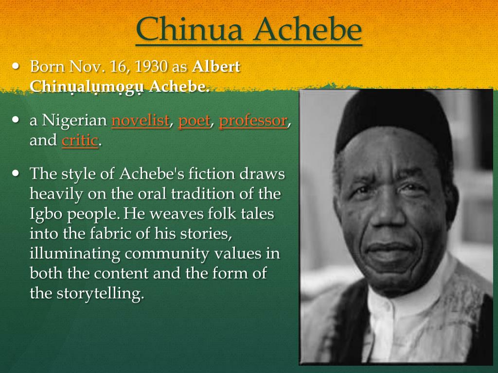 PPT - African Literature: Things Fall Apart PowerPoint Presentation ...
