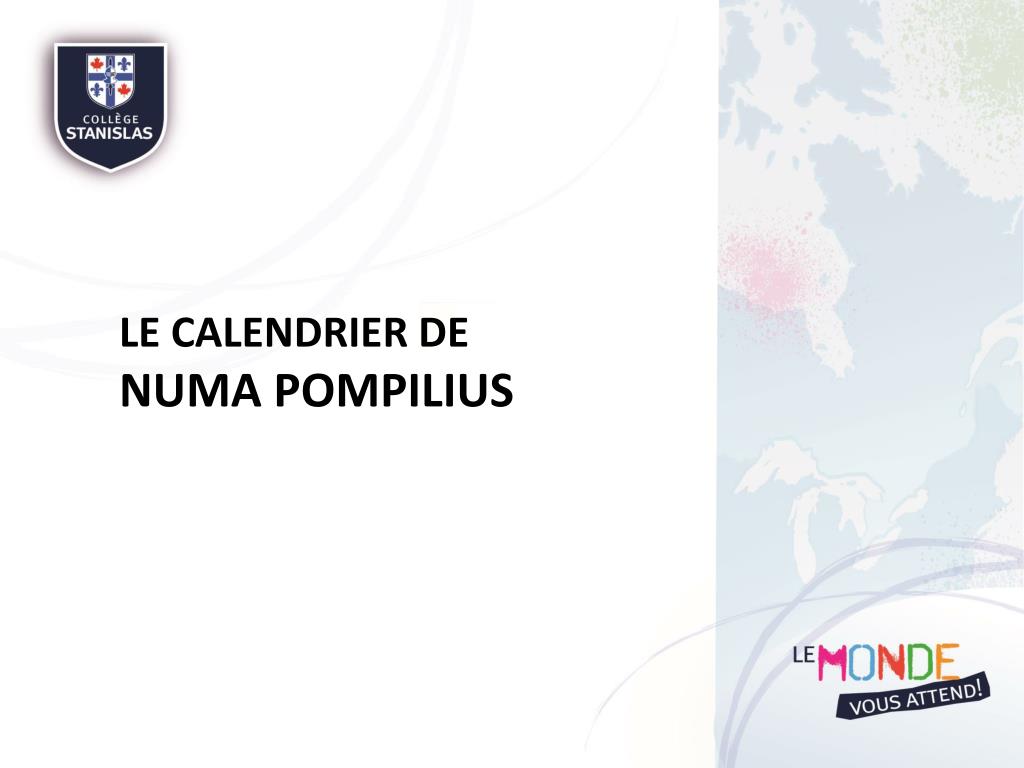 PPT - LES ORIGINES ROMAINES DU CALENDRIER PowerPoint Presentation, free ...
