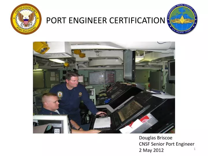 PPT - PORT ENGINEER CERTIFICATION PowerPoint Presentation, free ...