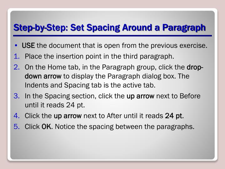 PPT - Paragraph Formatting PowerPoint Presentation - ID:2359739