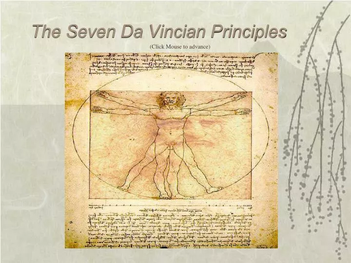 PPT - The Seven Da Vincian Principles PowerPoint Presentation, free ...