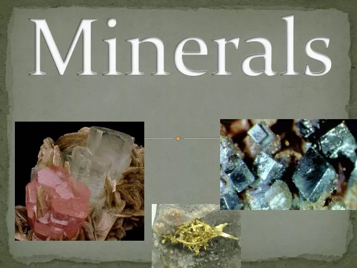 PPT - Minerals PowerPoint Presentation, free download - ID:2359887
