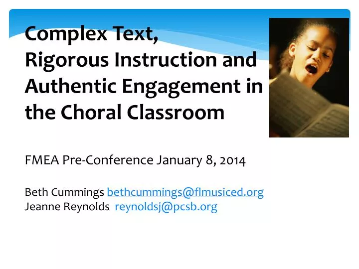 PPT - Complex Text, Rigorous Instruction and Authentic Engagement in ...