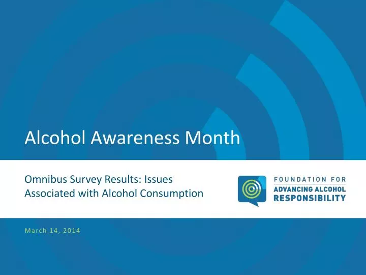 PPT - Alcohol Awareness Month PowerPoint Presentation, free download ...