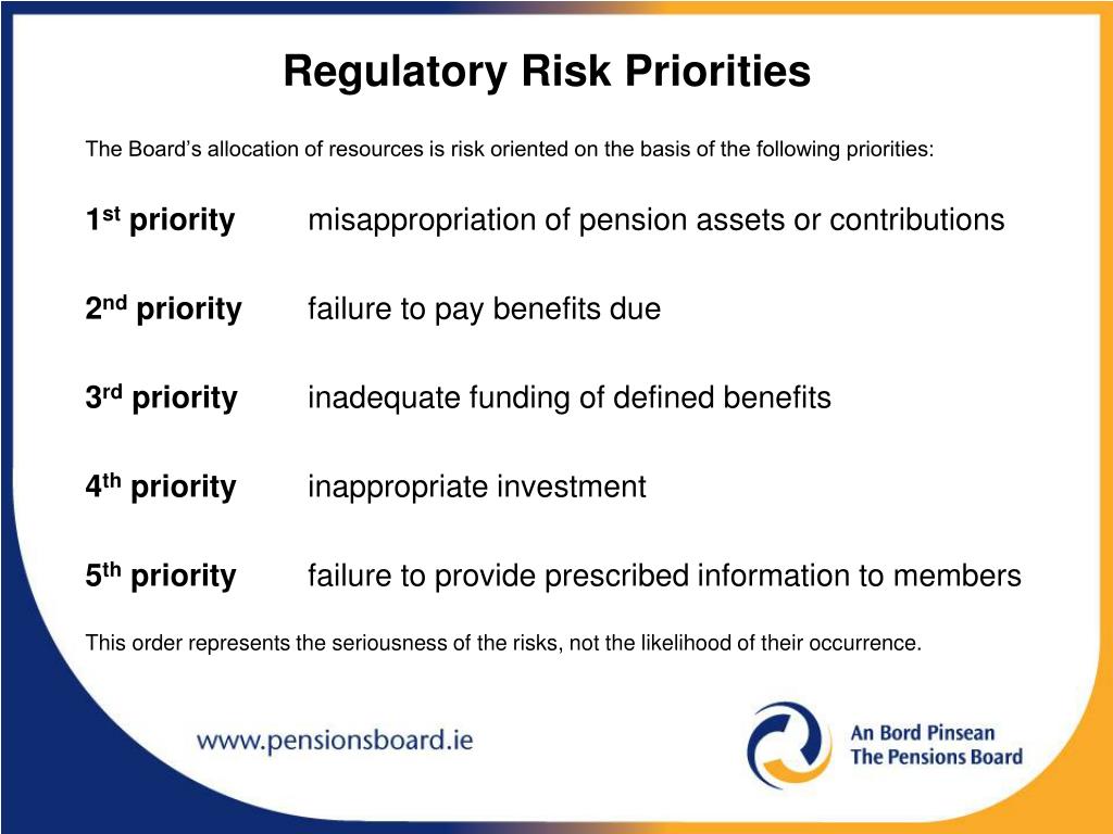 PPT - Improving Pension Oversight: The Board's Regulatory Approach ...