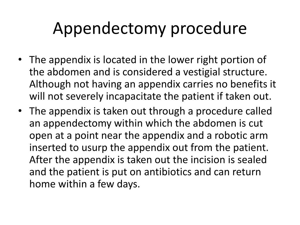 Ppt Appendectomy Operation Powerpoint Presentation Free Download