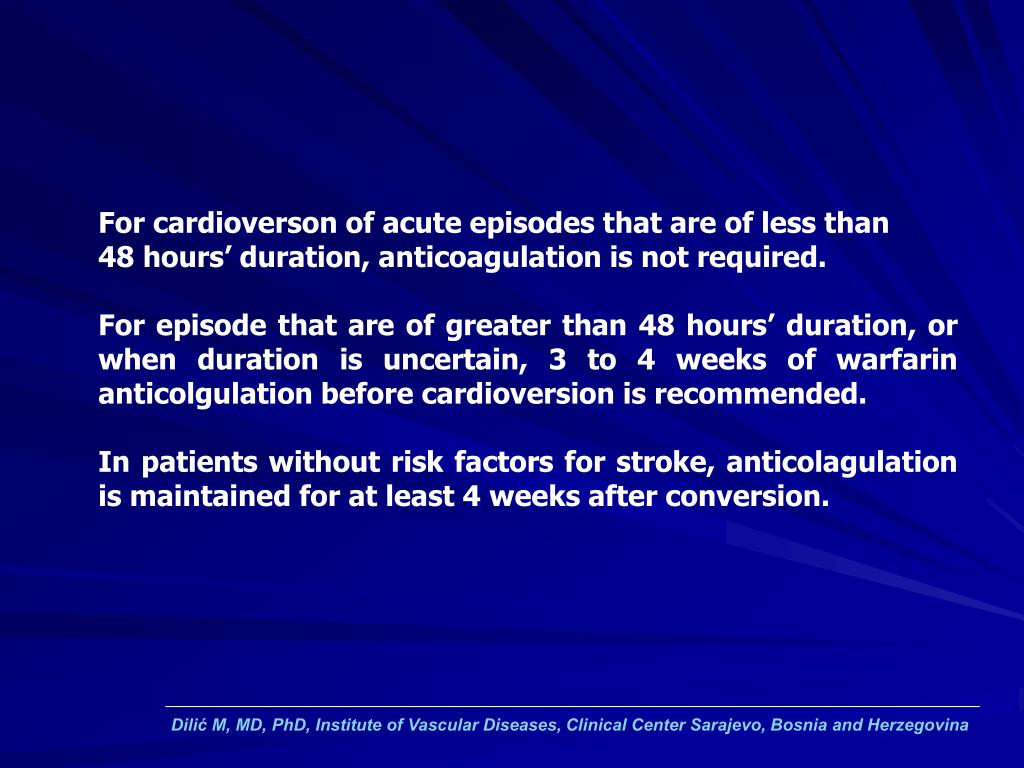 PPT - Stroke Prevention in Atrial Fibrillation: Expert Guidelines ...
