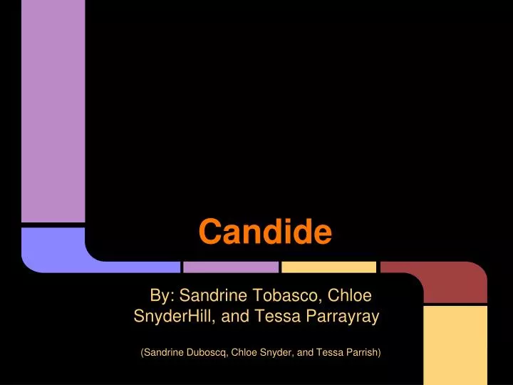 PPT - Candide PowerPoint Presentation, free download - ID:2361123