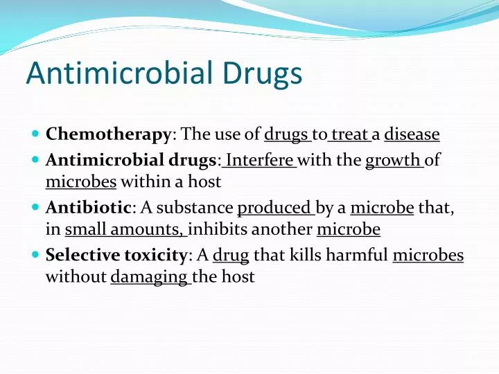 PPT - Antimicrobial Drugs PowerPoint Presentation, free download - ID ...