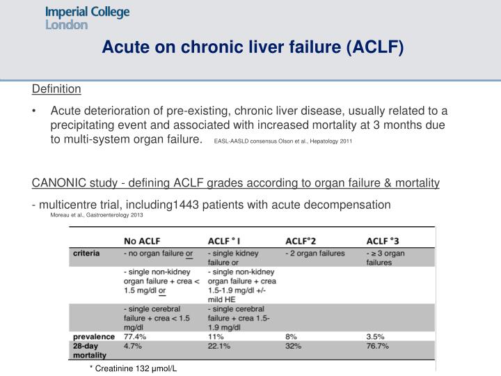 PPT - Immune dysfunction and s epsis in a cute on chronic liver failure ...