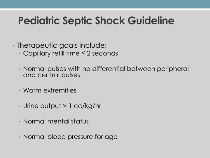 PPT - Pediatric Septic Shock Collaborative PowerPoint Presentation - ID ...