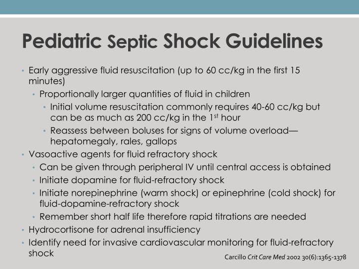 PPT - Pediatric Septic Shock Collaborative PowerPoint Presentation - ID ...