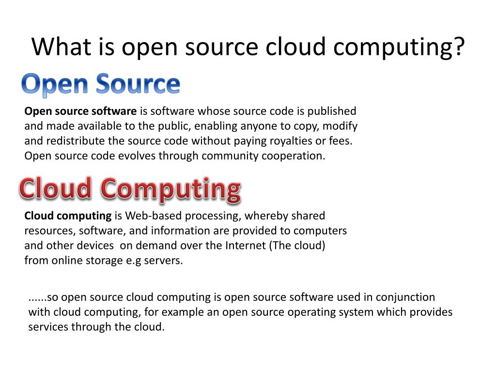 PPT - Open Source Cloud computing PowerPoint Presentation, free ... PPT - Open Source Cloud computing PowerPoint Presentation, free ...