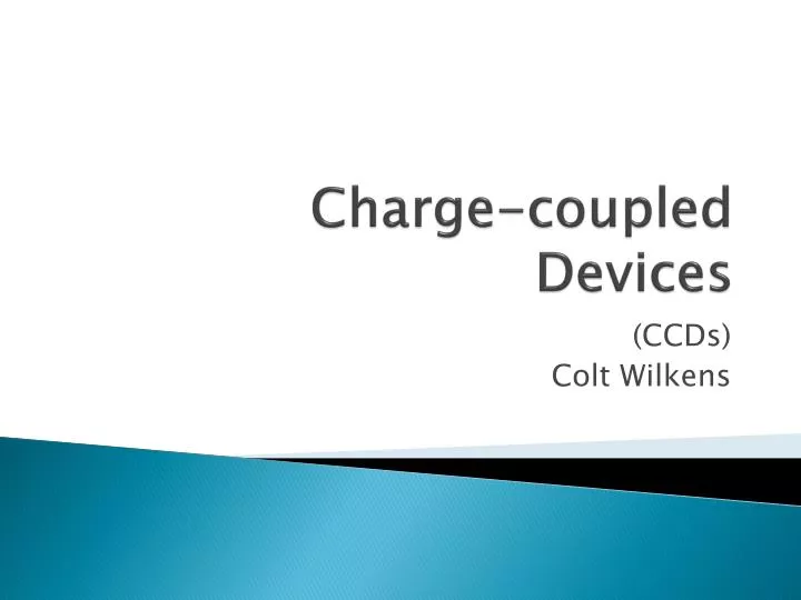 PPT - Charge-coupled Devices PowerPoint Presentation, free download ...