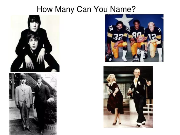 PPT - How Many Can You Name? PowerPoint Presentation, free download ...