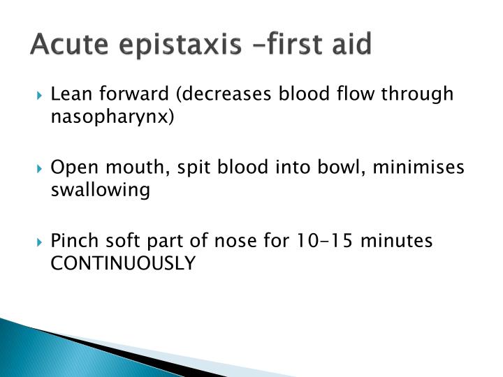 PPT - Epistaxis PowerPoint Presentation - ID:2362962