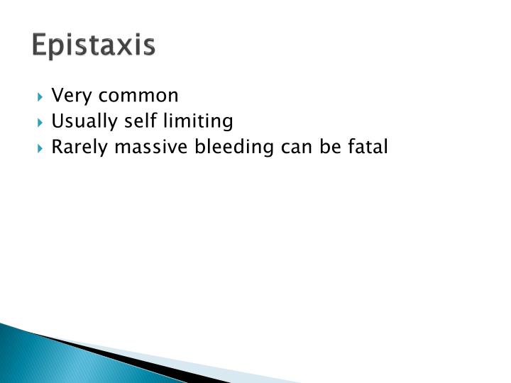 PPT - Epistaxis PowerPoint Presentation - ID:2362962