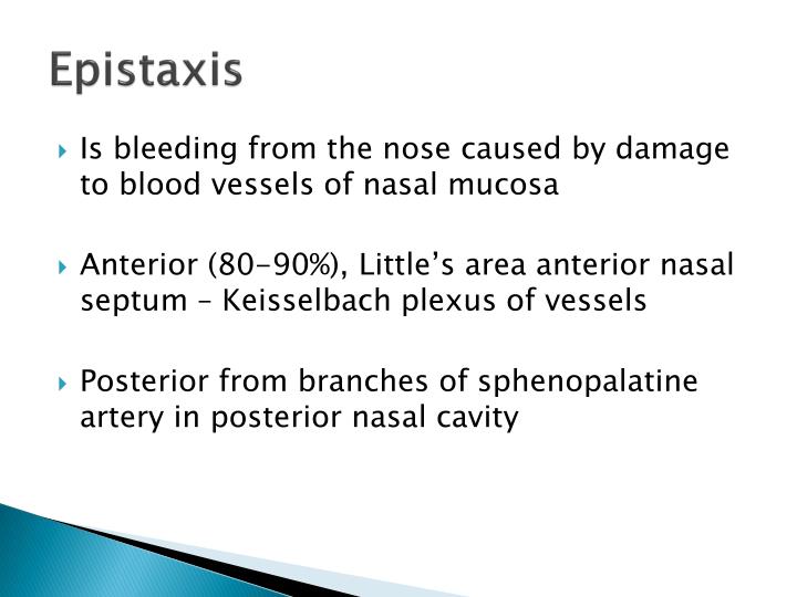 PPT - Epistaxis PowerPoint Presentation - ID:2362962