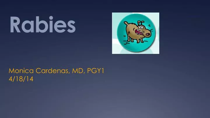 PPT - Rabies PowerPoint Presentation, free download - ID:2363228
